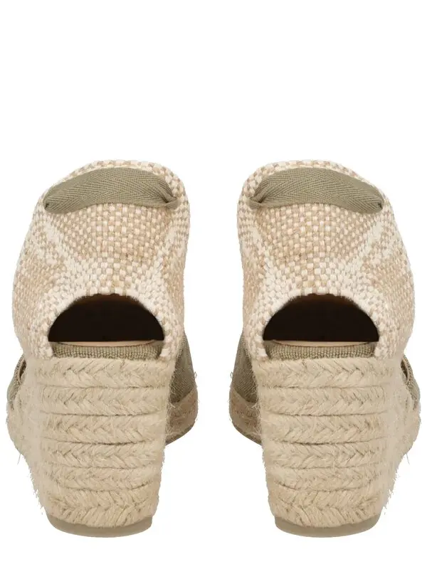 CastaÑer Carina Espadrille With Wedge - Green