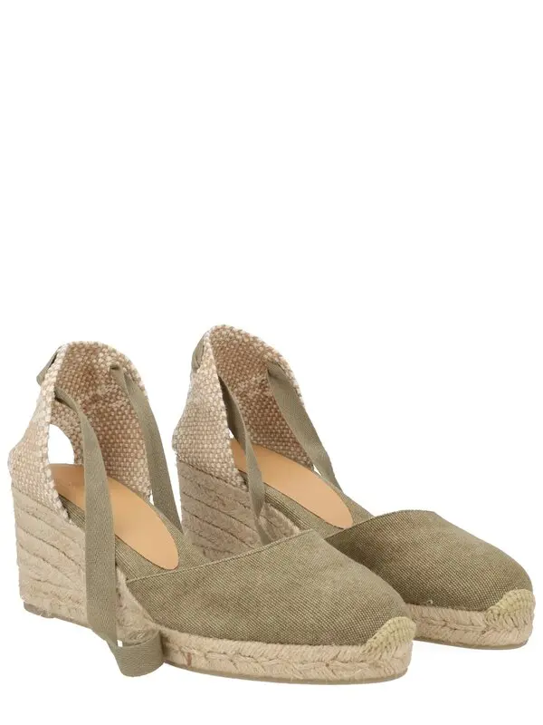 CastaÑer Carina Espadrille With Wedge - Green