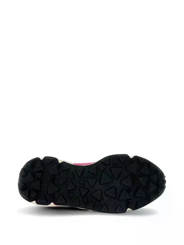 FLOWER MOUNTAIN Nubuck Leather Sneakers - Neutrals