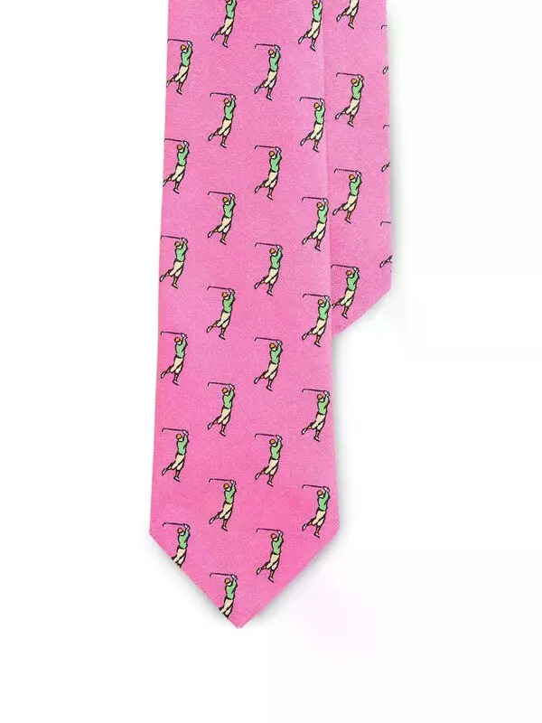 Polo Ralph Lauren Patterned Neck Tie - Pink
