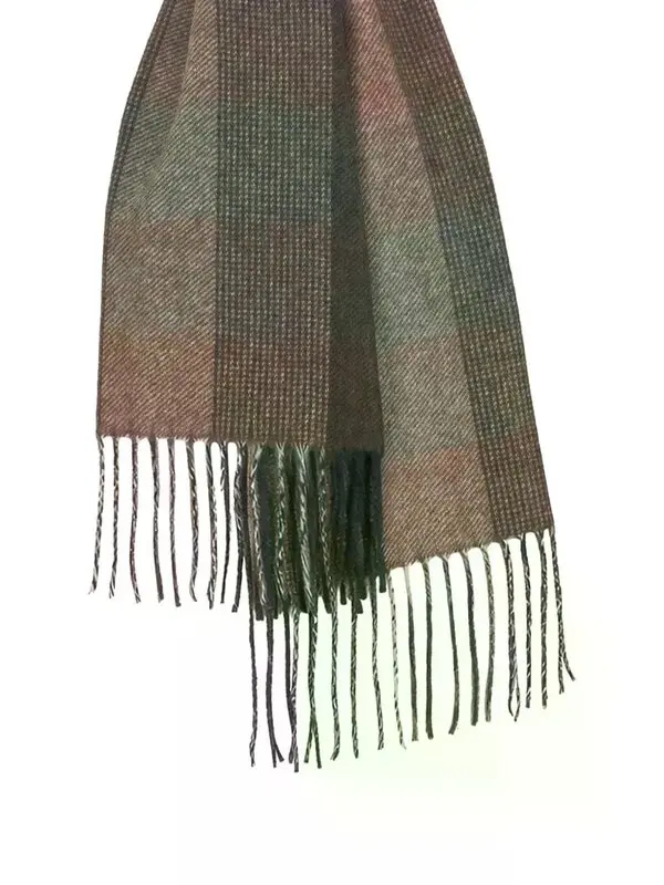 CHELSEY IMPORTS Check Cashmere Scarf