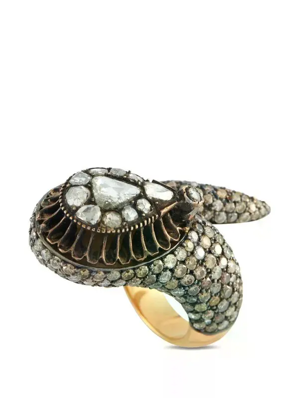 LB EXCLUSIVE Diamond Serpentine Ring