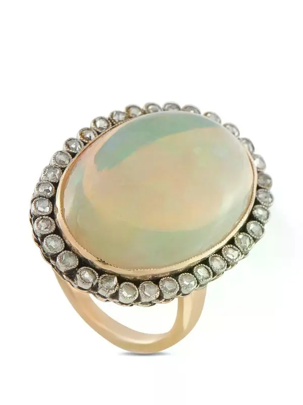 LB EXCLUSIVE Diamond And Opal Ring