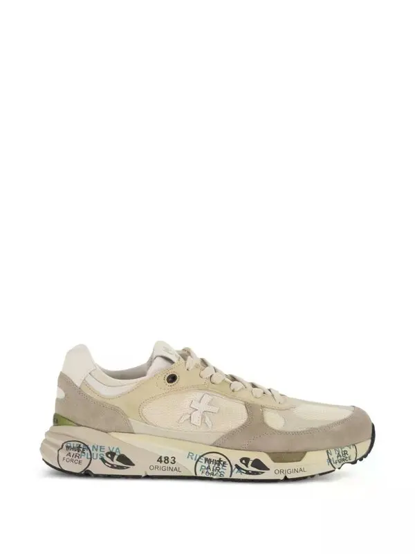 Premiata Mase Panelled Sneakers - Neutrals
