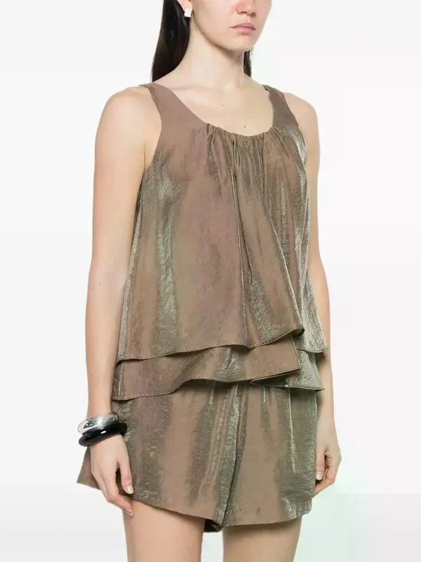 ELEH Sleeveless Tiered Top