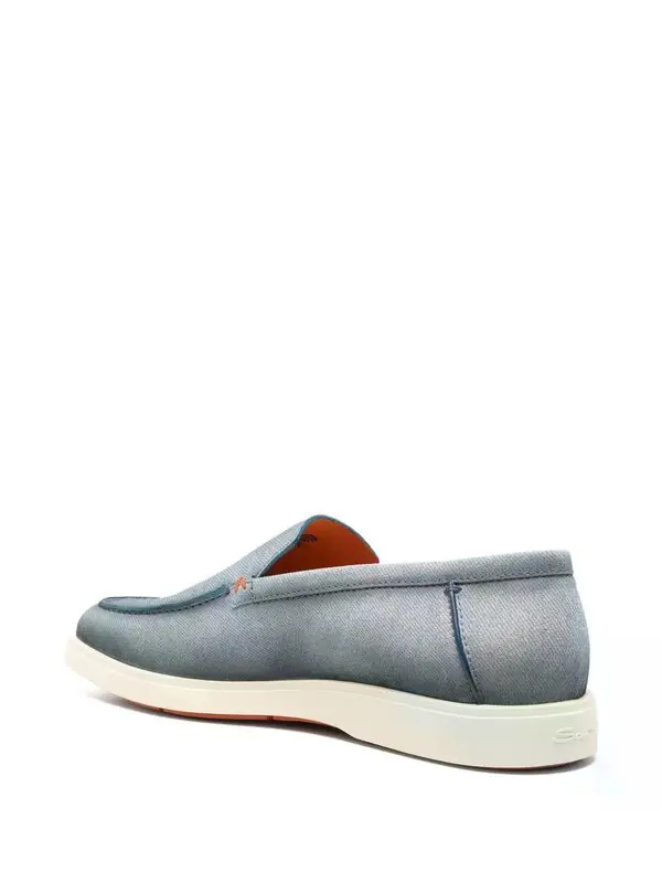 Santoni Stitched Loafers