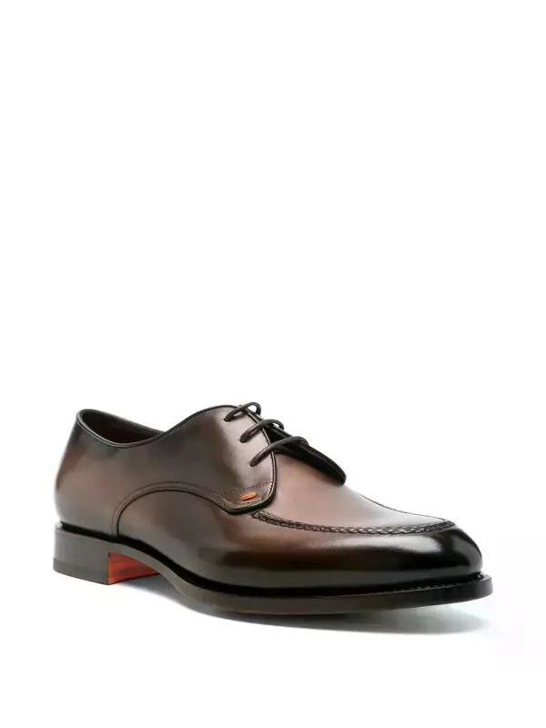 Santoni Two-tone Derby Shoes