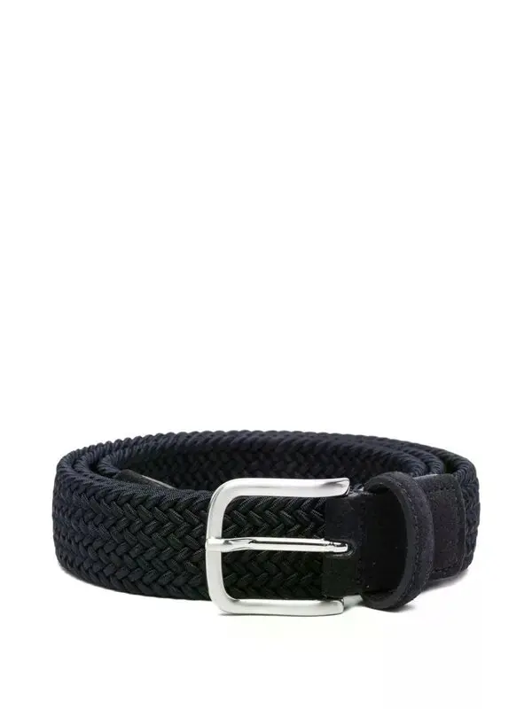Emporio Armani Braided-design Belt - Blue