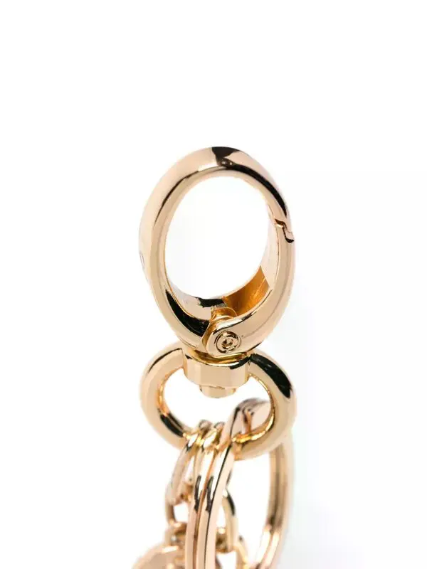 Liu Jo Lapuffy Animal-print Logo Keyring