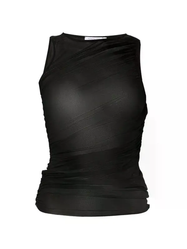 Patrizia Pepe Ruched Sleeveless Top