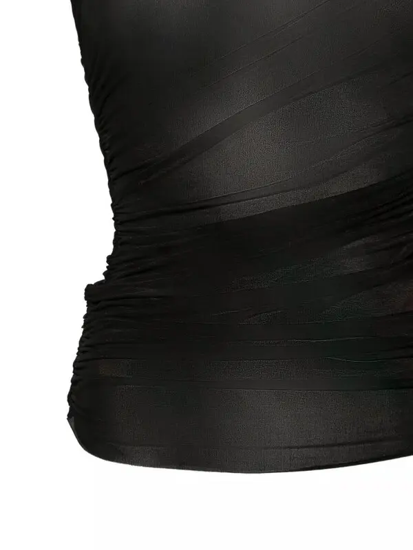 Patrizia Pepe Ruched Sleeveless Top