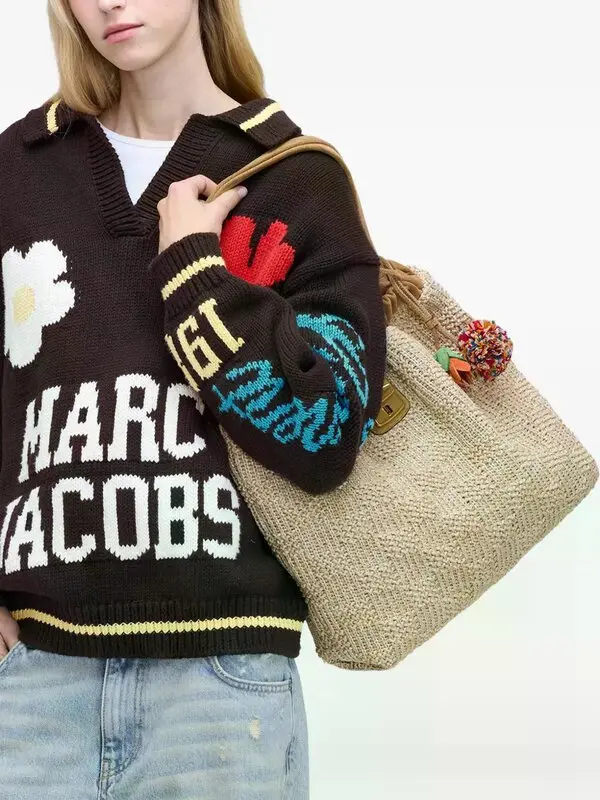 Marc Jacobs Summer Cristina Woven Tote Bag - Neutrals
