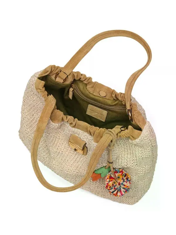 Marc Jacobs Summer Cristina Woven Tote Bag - Neutrals