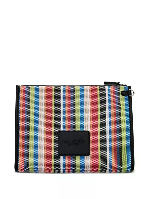 Marc Jacobs Striped Zip Pouch