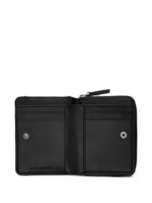 Marc Jacobs The Wallet Striped Canvas Compact Wallet