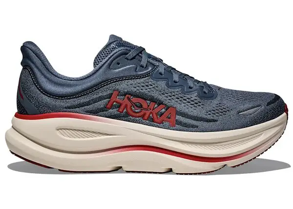Hoka One One Bondi - Thunder Cloud/vermillion