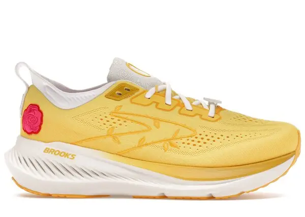 Brooks Glycerin 23 Rundisney Belle Athletic Sneakers - Yellow/amber/white