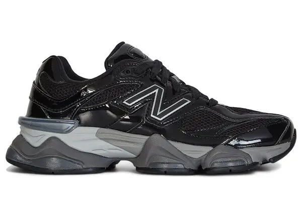 NEW BALANCE 9060 Patent Sneakers - Black