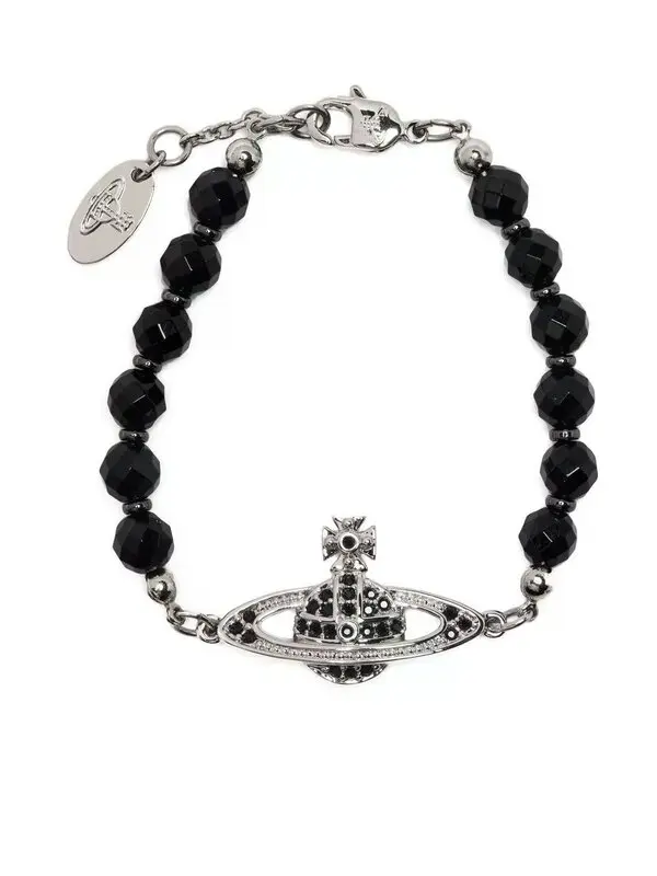 VIVIENNE WESTWOOD Orb-embellished Chain Bracelet - Black