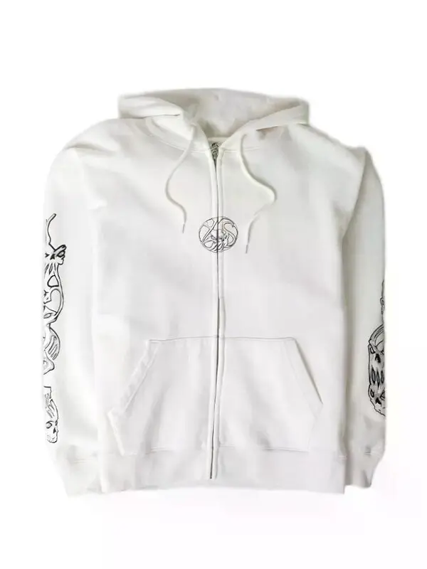 YARDSALE Printed Zip-up Hoodie