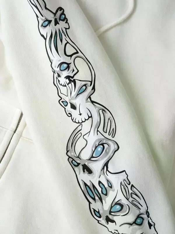 YARDSALE Printed Zip-up Hoodie