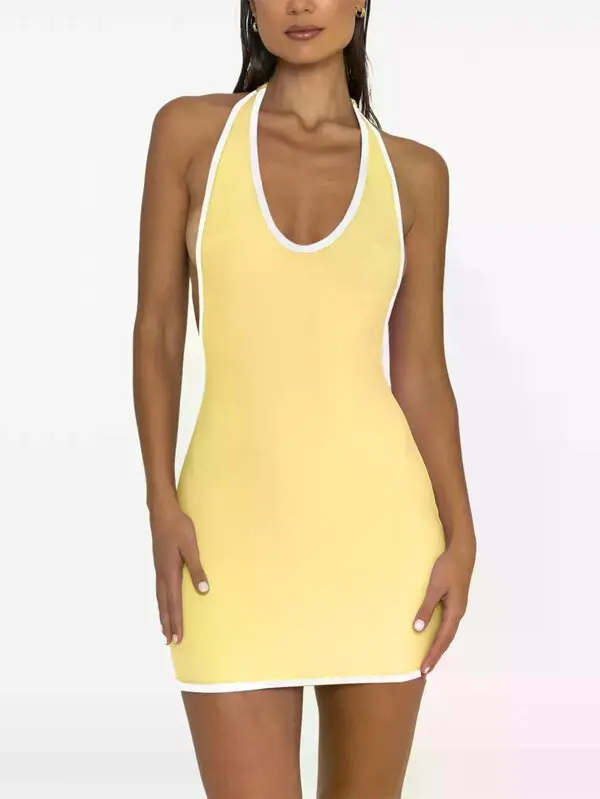FAE SWIM Ava Halterneck Mini Dress