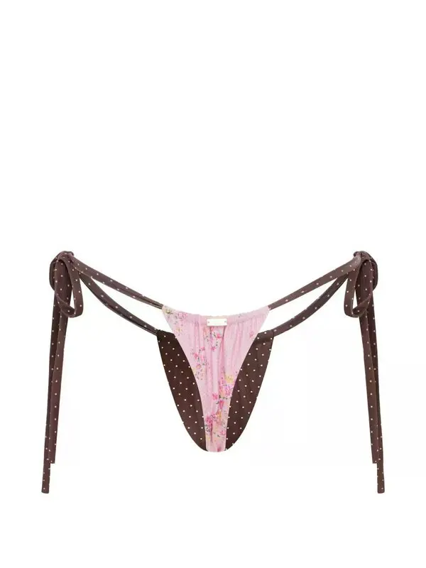 FAE SWIM Birdie Reversible Bikini Bottoms