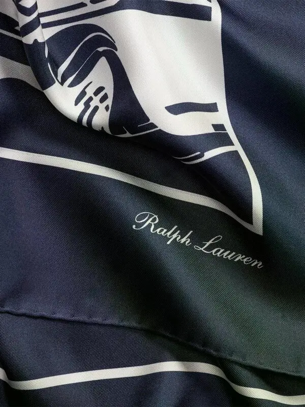 Ralph Lauren Purple Label Graphic-print Silk Scarf