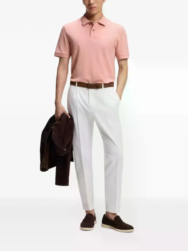 BOSS Pallas Polo Shirt In Cotton Piqué With Embroidered Logo