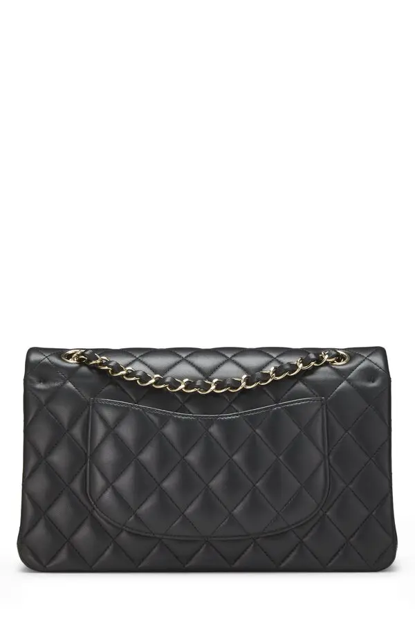 Chanel Lambskin Hollywood Charm Double Flap Medium - Black