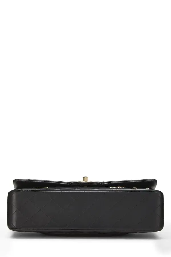 Chanel Lambskin Hollywood Charm Double Flap Medium - Black