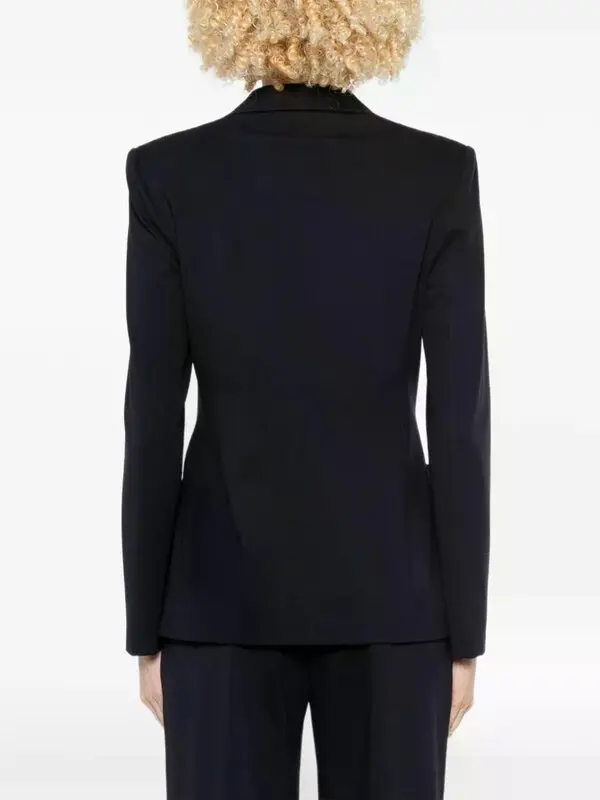 Harris Wharf London Notched-lapel Double-breasted Blazer - Blue