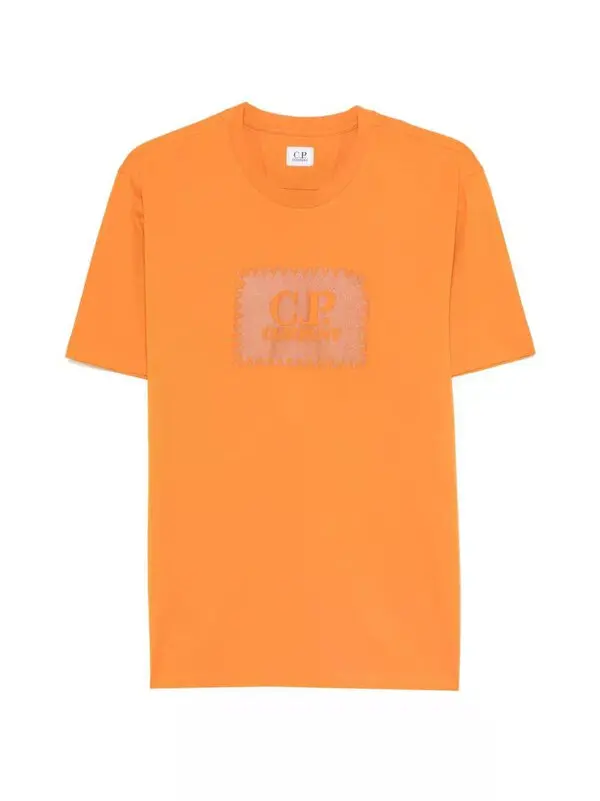 C.P. COMPANY Jersey 30/1 Short-sleeve Logo Label T-shirt