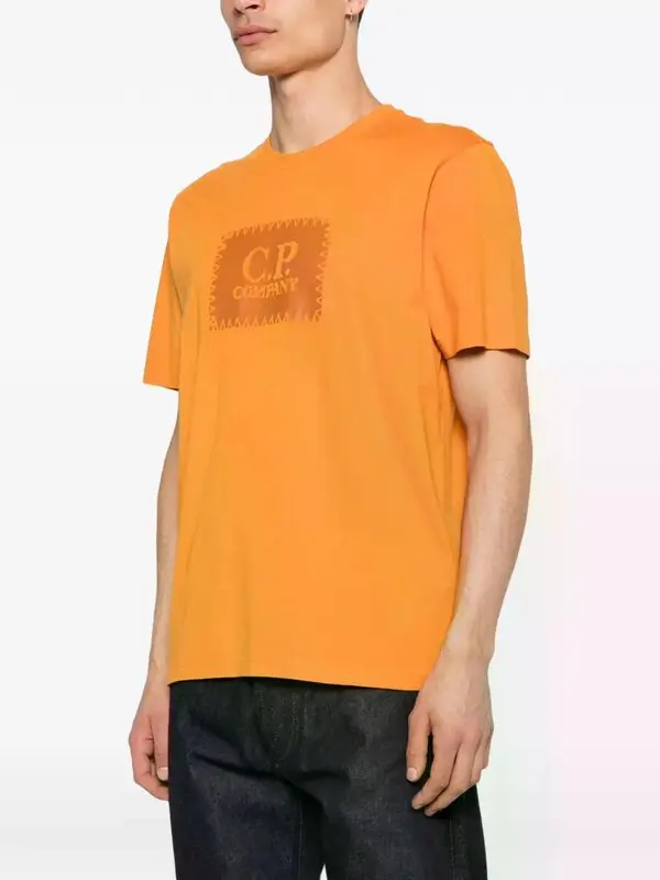 C.P. COMPANY Jersey 30/1 Short-sleeve Logo Label T-shirt