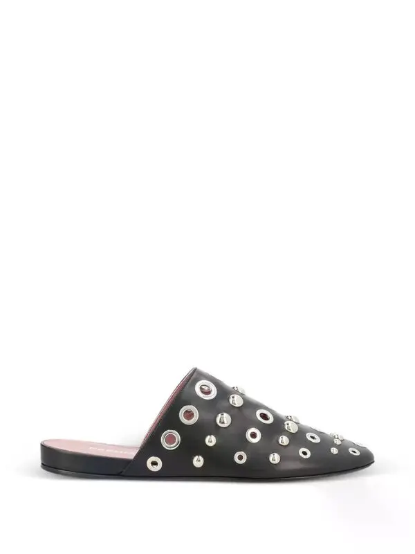 Premiata Eyelet-studded Mules