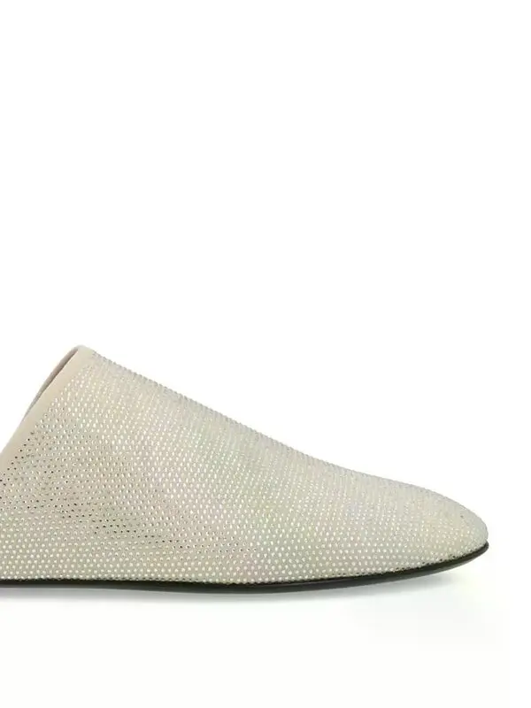 Premiata Rhinestone-embellished Mules - Neutrals