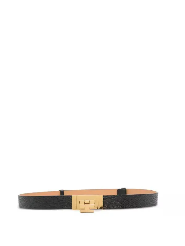 Elisabetta Franchi Buckle Belt - Black