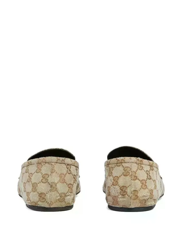 Gucci Gg Horsebit Loafers - Neutrals