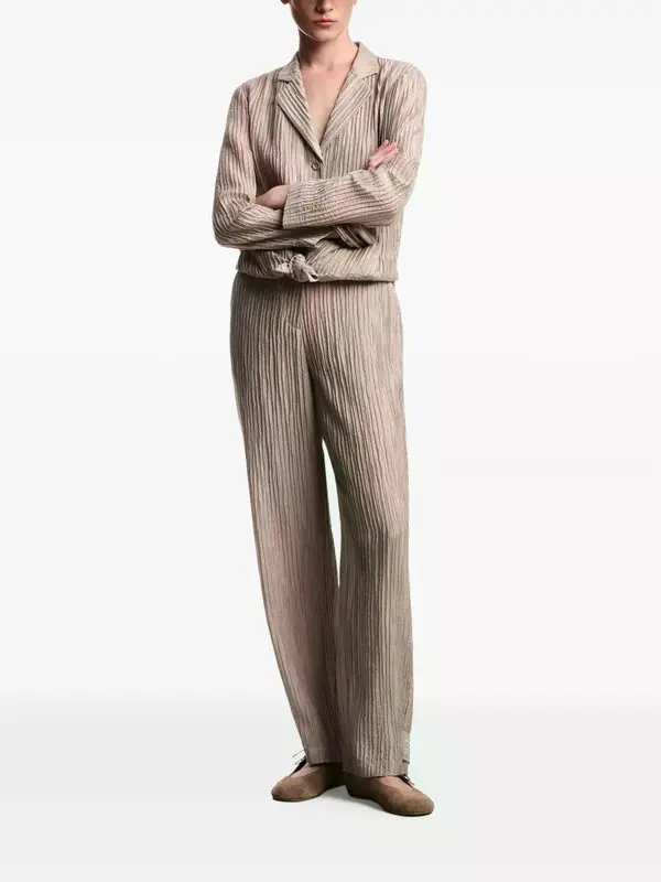 Emporio Armani Button-fastening Trousers - Neutrals