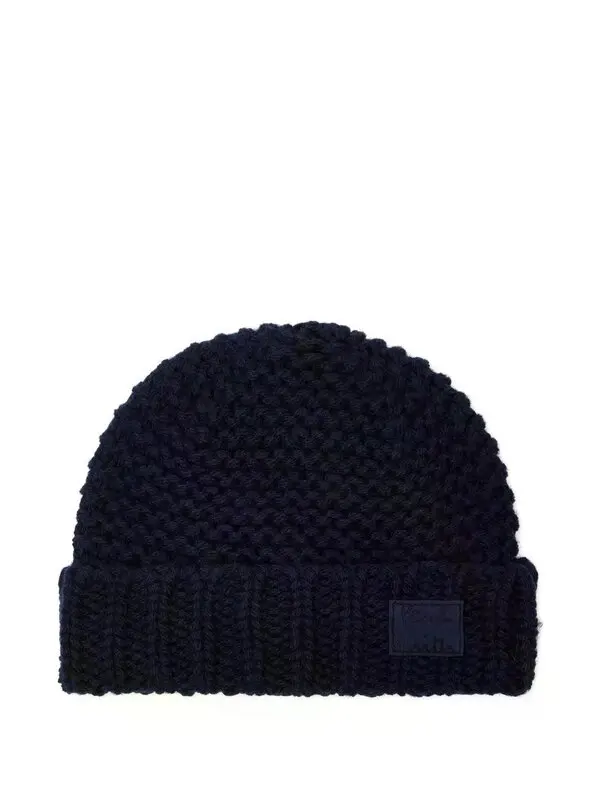 Paul Smith Knitted Beanie - Blue