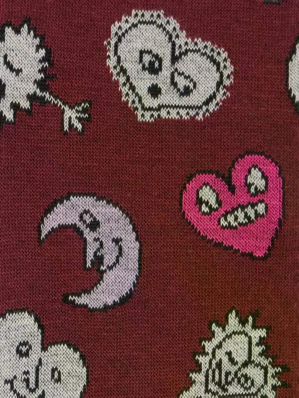 Paul Smith Heart And Moon-print Socks