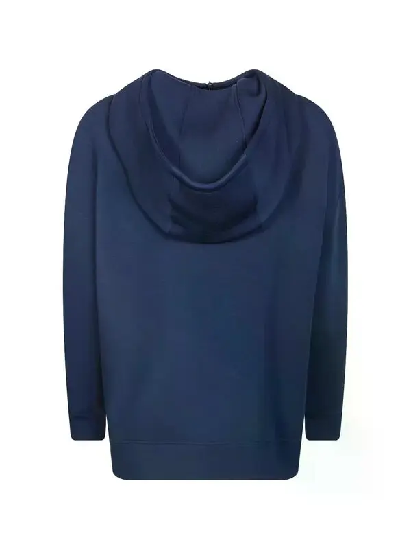 Max Mara Hooded Half-zip Sweatshirt