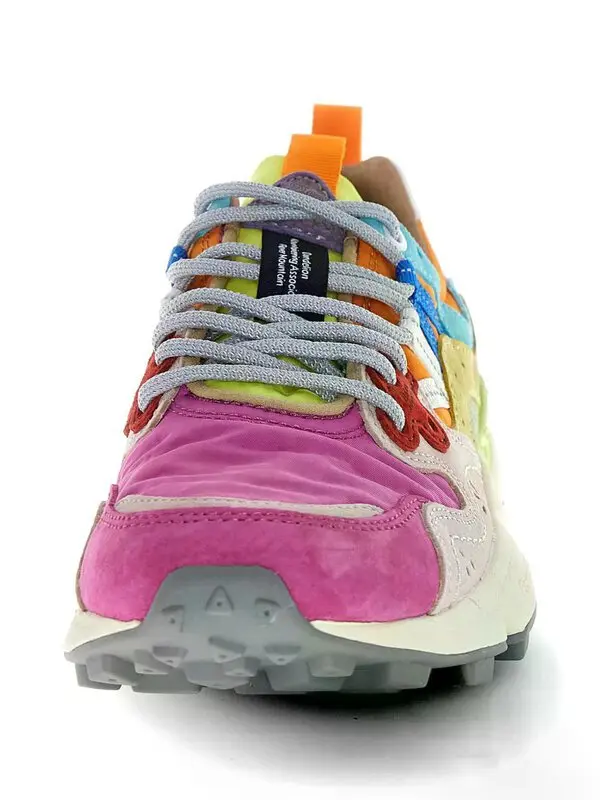 FLOWER MOUNTAIN Nubuck Leather Sneakers - Pink