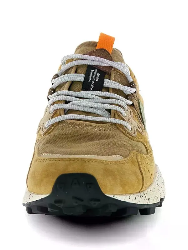 FLOWER MOUNTAIN Nubuck Leather Sneakers - Neutrals