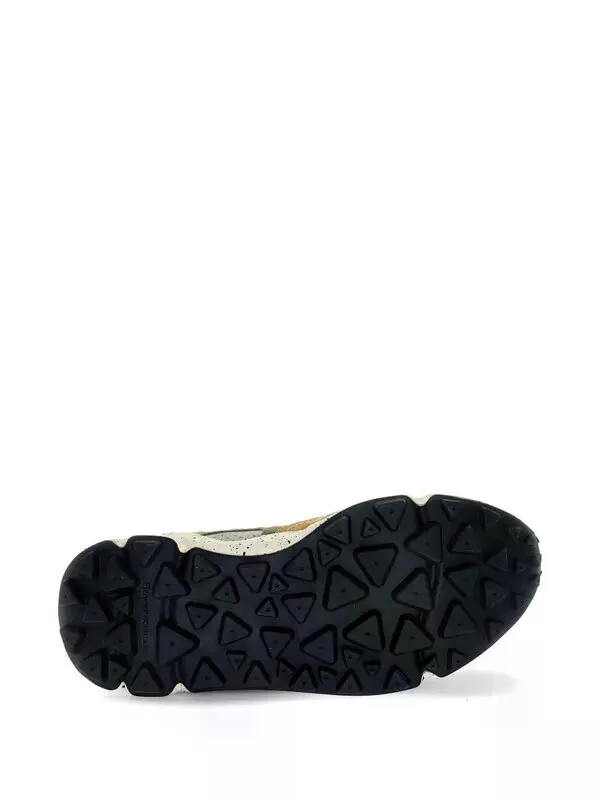 FLOWER MOUNTAIN Nubuck Leather Sneakers - Neutrals