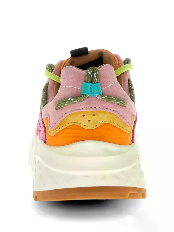 FLOWER MOUNTAIN Nubuck Leather Sneakers - Pink