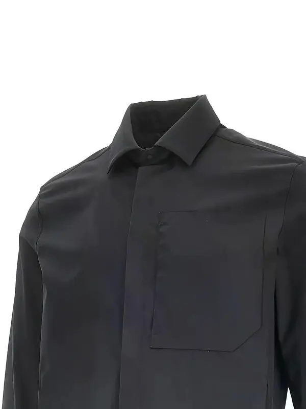Herno Patch Overshirt - Black