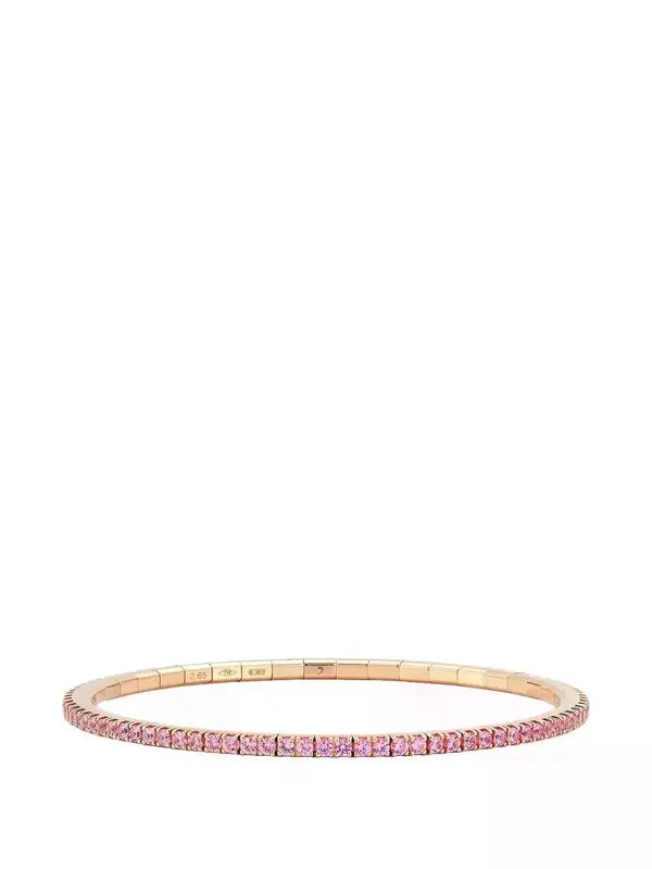 Roberto Demeglio Sapphire Stretch Bracelet - Pink