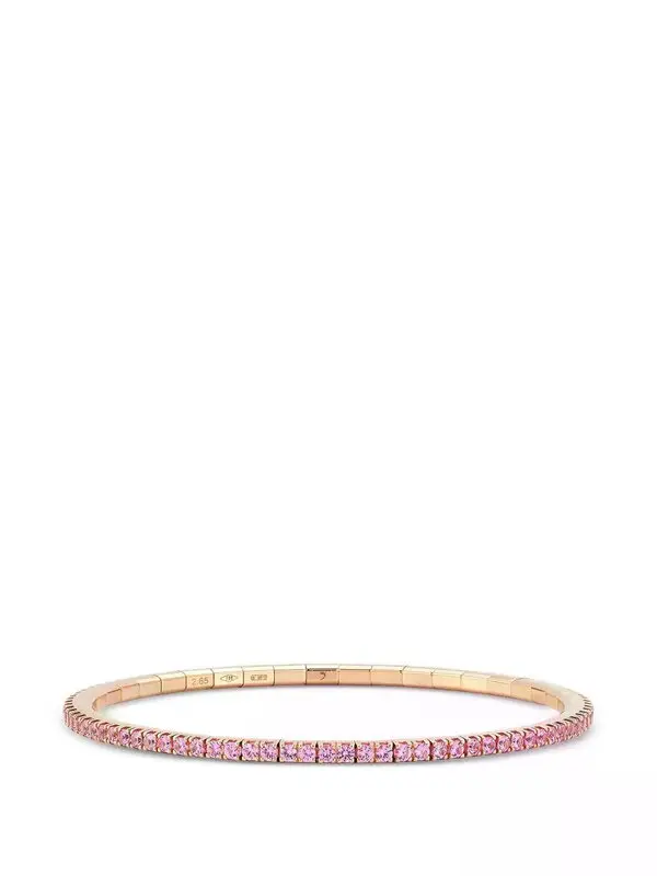 Roberto Demeglio Sapphire Stretch Bracelet - Pink