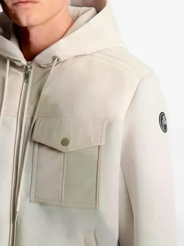 Fusalp Cimarag Zip-up Hooded Bomber Jacket - Neutrals